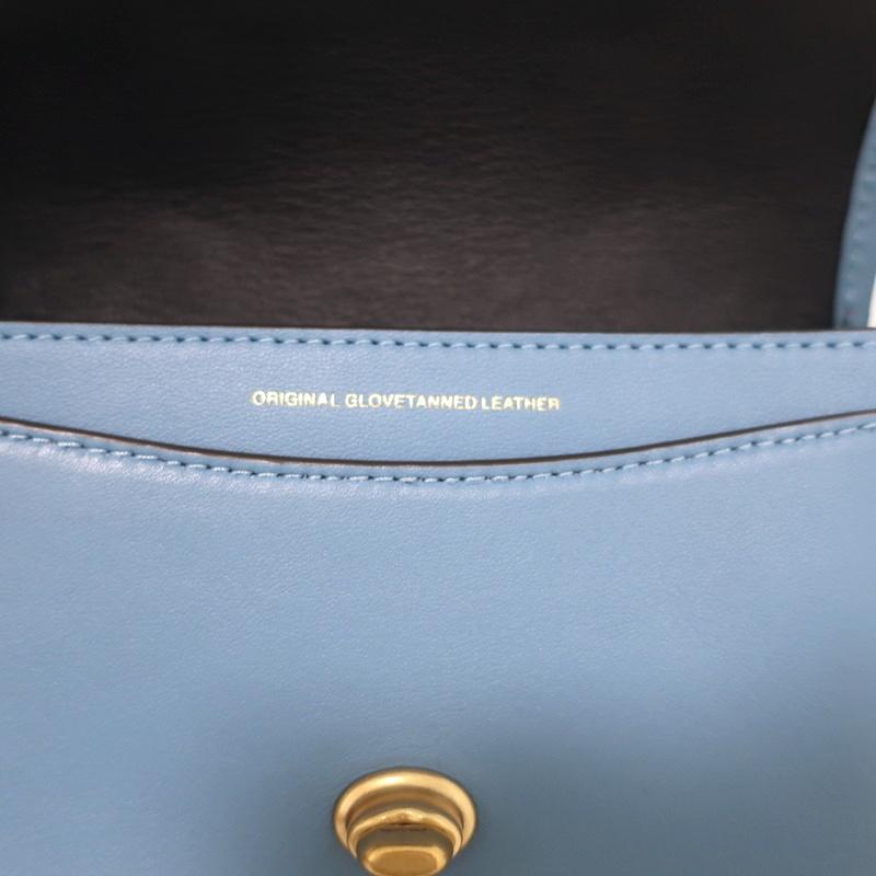 Coach Rambler 16 Mini Crossbody Bag with Varsity Stripe Blue Leather N ...